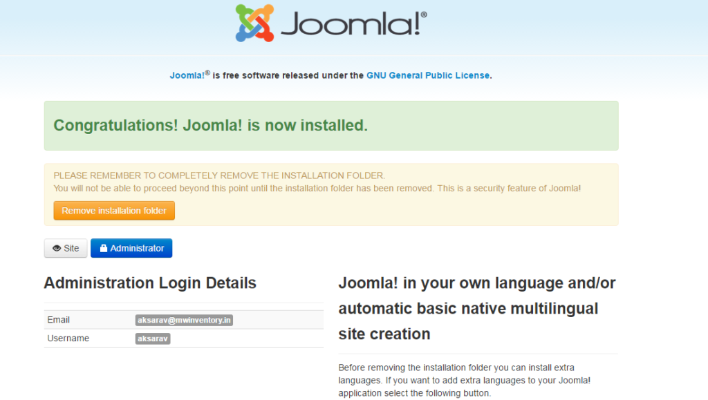 Step by Step PHP installation and Joomla setup on Ubuntu/LinuxMint