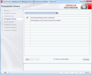 Weblogic 12c installation/implementation in Linux with GUI