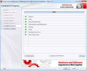 Weblogic 12c installation/implementation in Linux with GUI