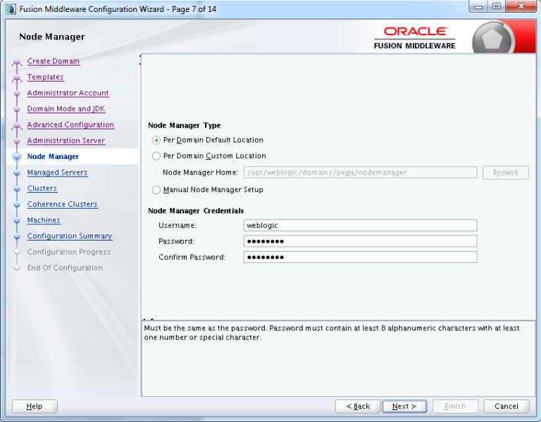 Weblogic 12c installation/implementation in Linux with GUI