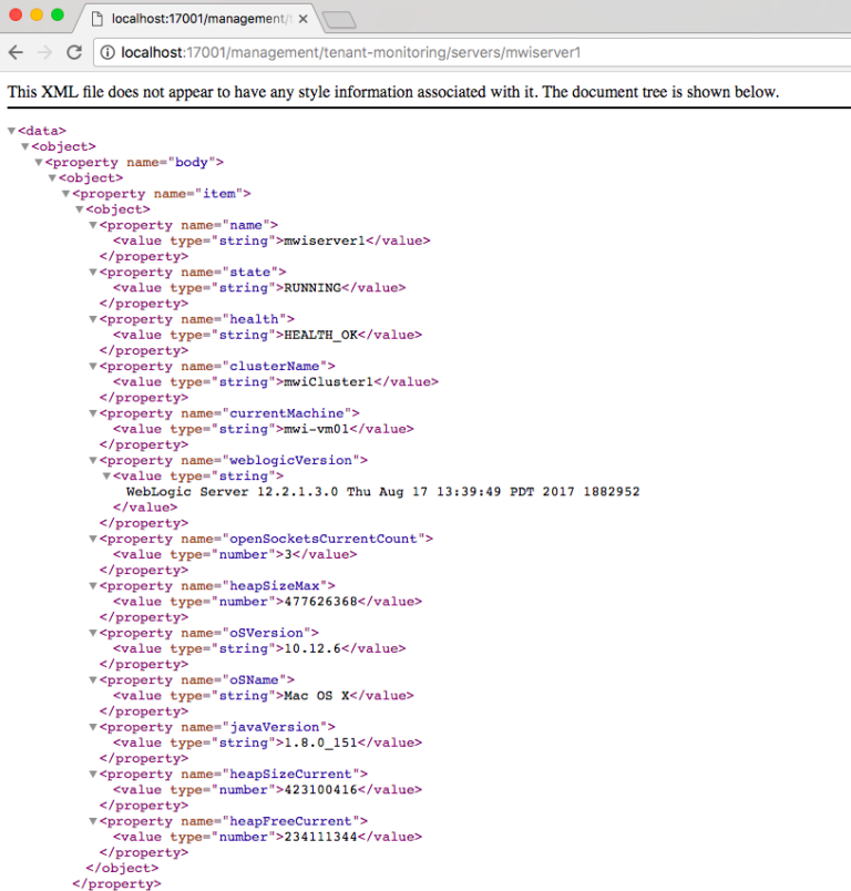 How To Use Weblogic Rest Api For Various Management Operations Examples 3227