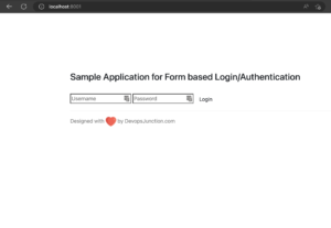 Sample Java Web Application with Form-Based Authentication - Step by Step