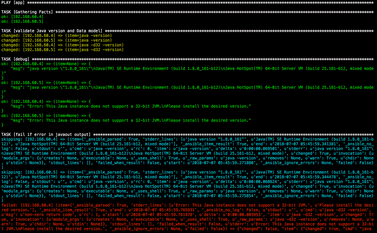 Ansible dict object has no attribute stdout (or) stderr - How to Resolve