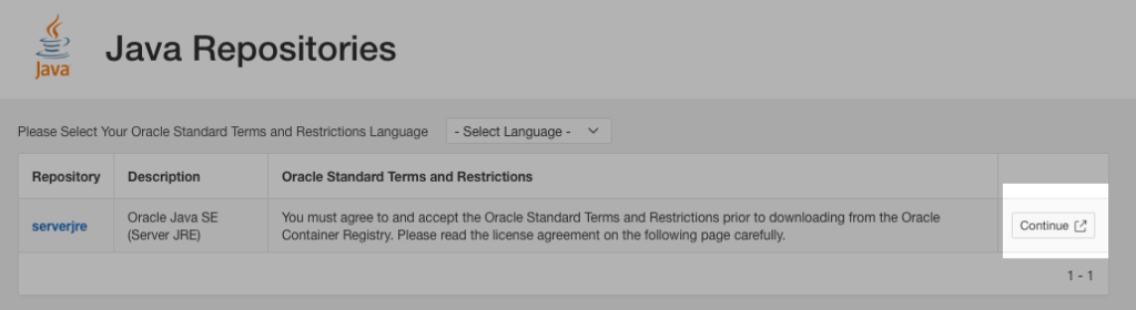 docker pull container-registry.oracle.com - access denied (or) Unauthorized
