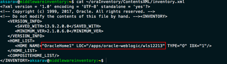 What is ORACLE_HOME,MW_HOME,WL_HOME in Weblogic 12c