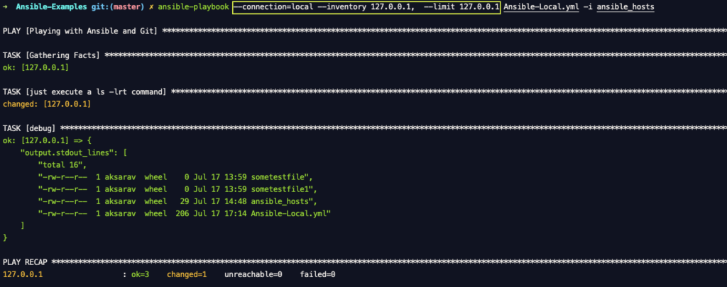 How To Run Ansible Playbook Locally Devops Junction Devops Junction