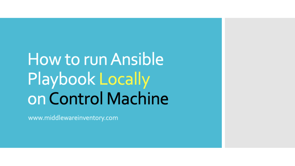 How to Run Ansible Playbook Locally | Devops Junction | DevOps Junction