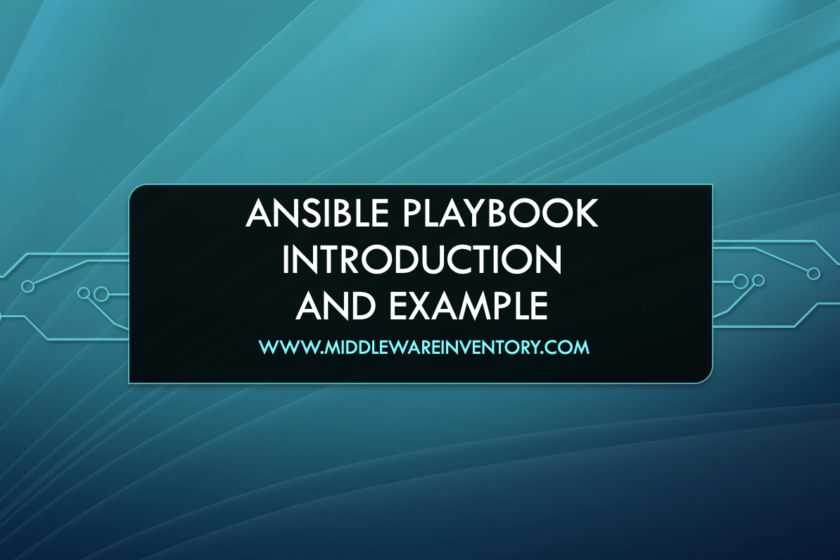 Ansible Playbook Example Ansible Playbook Example