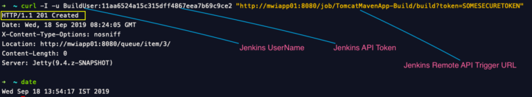 Jenkins Remote Build Trigger - Build Jobs with URL and Token