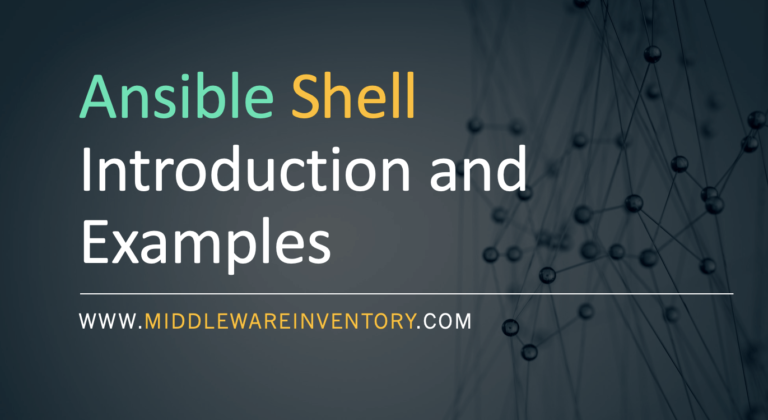 Ansible Shell Module Examples | Devops Junction