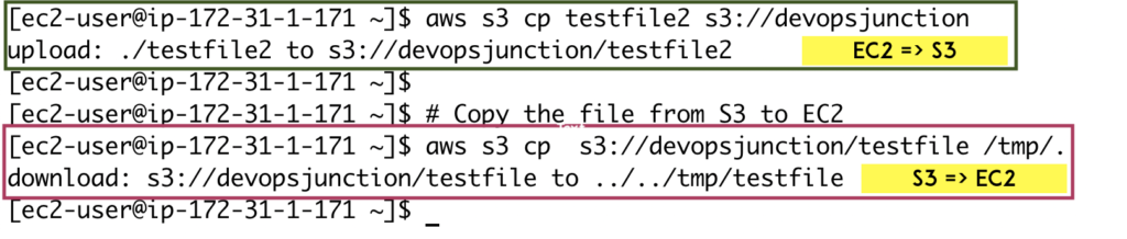 Copy files from EC2 to S3 Bucket in 4 steps | Devops Junction