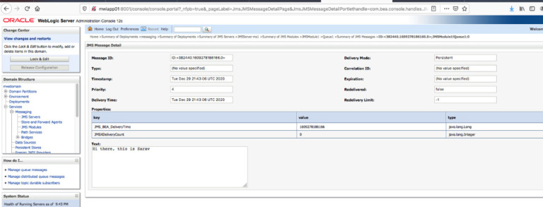 Weblogic JMS Queue Creation WLST script and Ansible Playbook