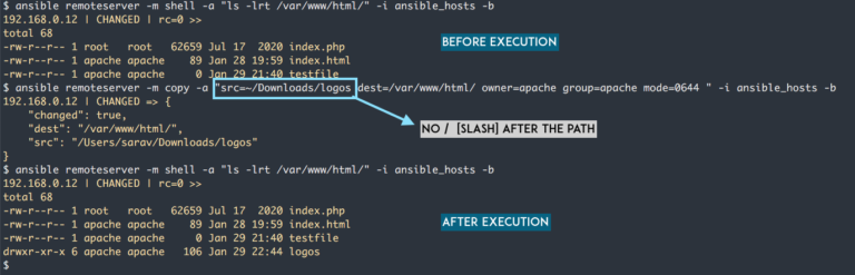 Ansible Copy file or Directory - Local to Remote | Devops Junction