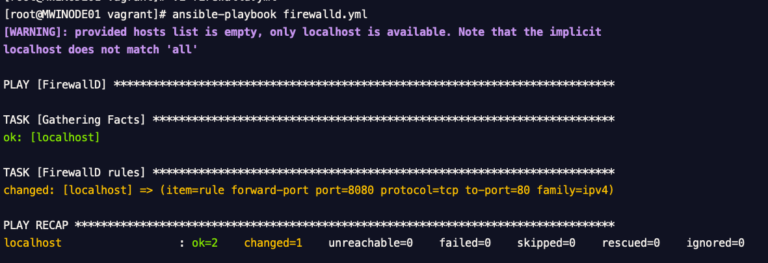 Ansible FirewallD Example - Managing Firewall Rules | Devops Junction Ansible FirewallD Example - Managing Firewall Rules | Devops Junction