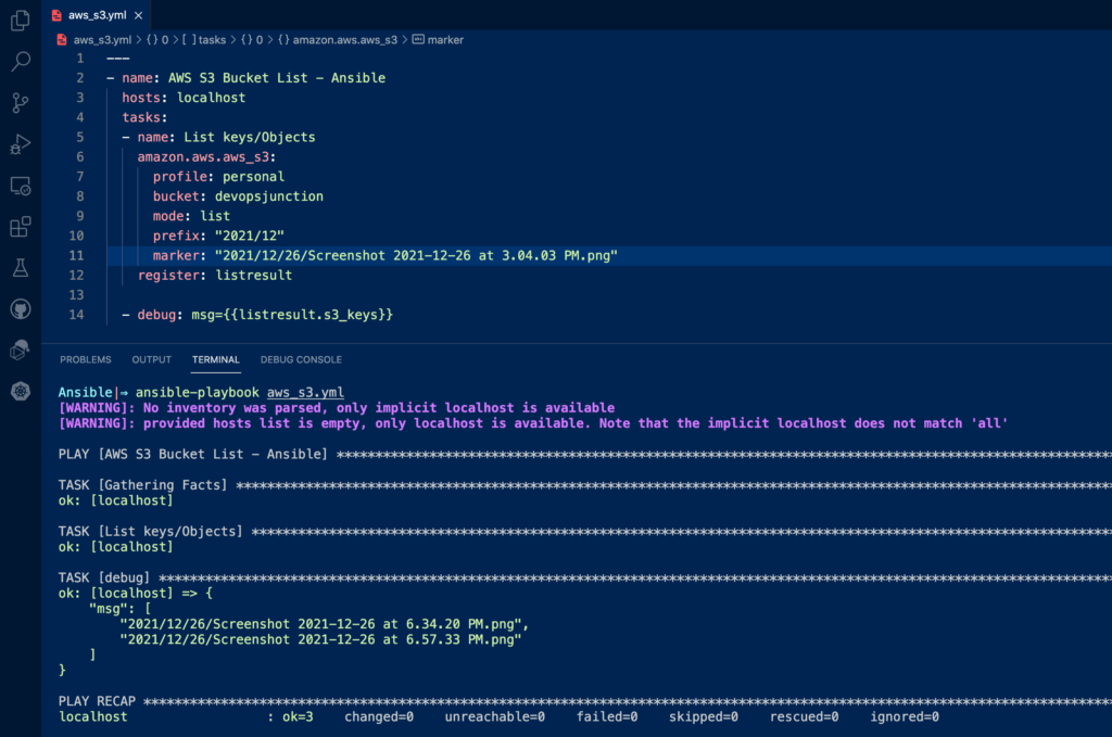 How to use ansible with S3 - Ansible aws_s3 examples | Devops Junction