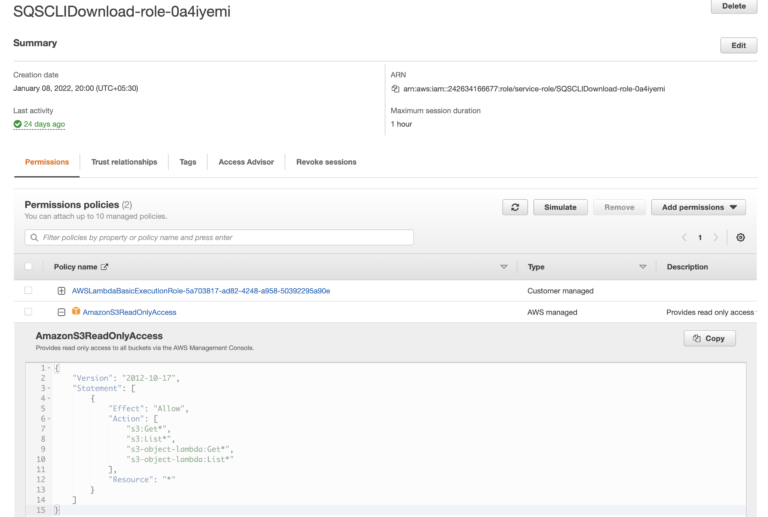 Creating S3 presigned URLs using Python Boto3 - On AWS Lambda