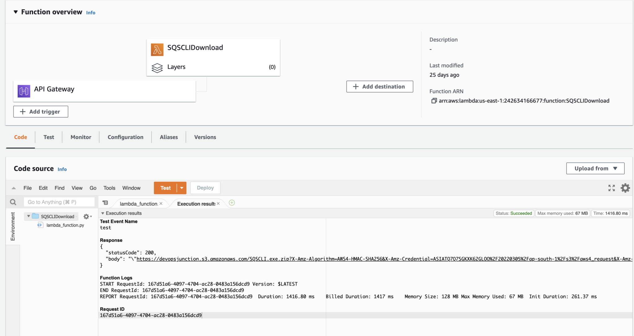 Creating S3 Presigned Urls Using Python Boto3 On Aws Lambda