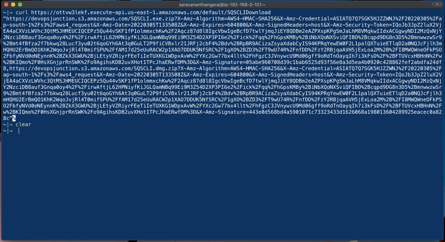 Creating S3 presigned URLs using Python Boto3 - On AWS Lambda