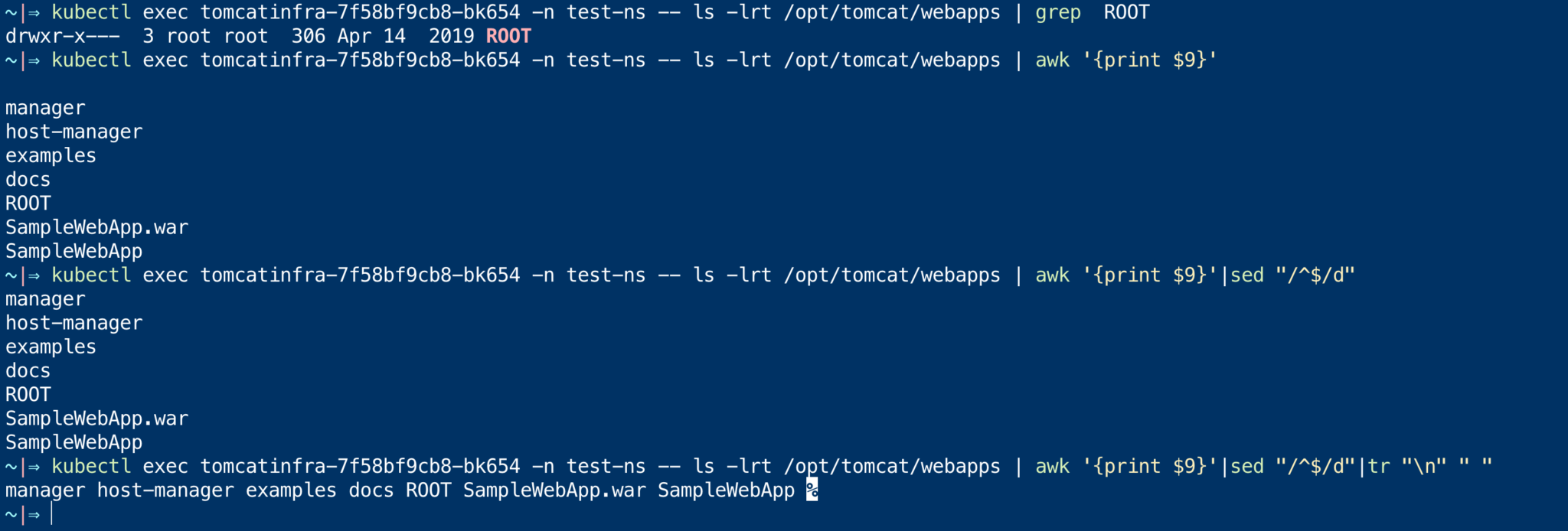 Kubectl Exec Examples Execute Shell Commands Into A Pod K8s