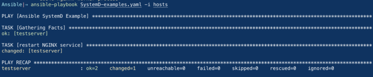 Ansible SystemD module Examples - Devops Junction
