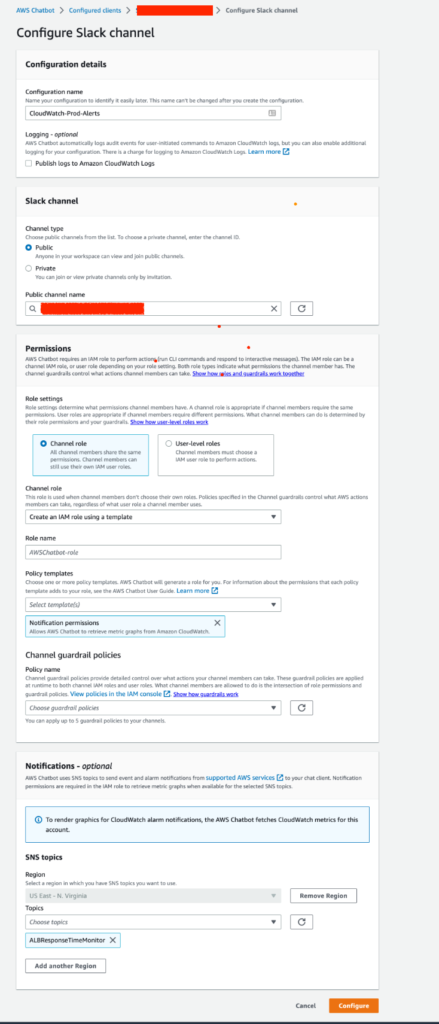CloudWatch Alarm to Slack via AWS Chatbot - Example | Devops Junction