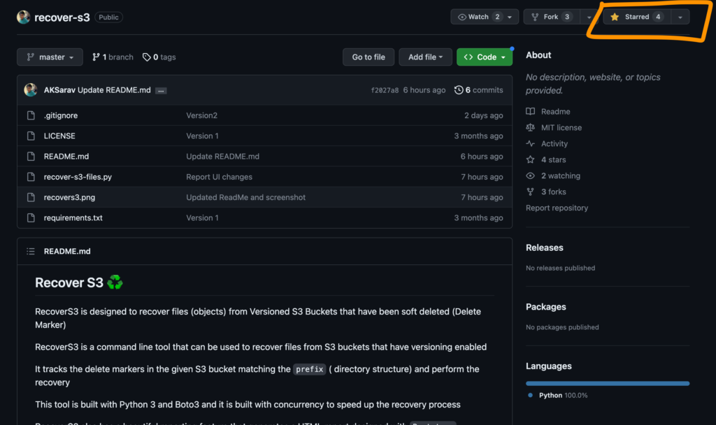 Recover Deleted Files from Versioned S3 buckets. - Tool | Devops Junction