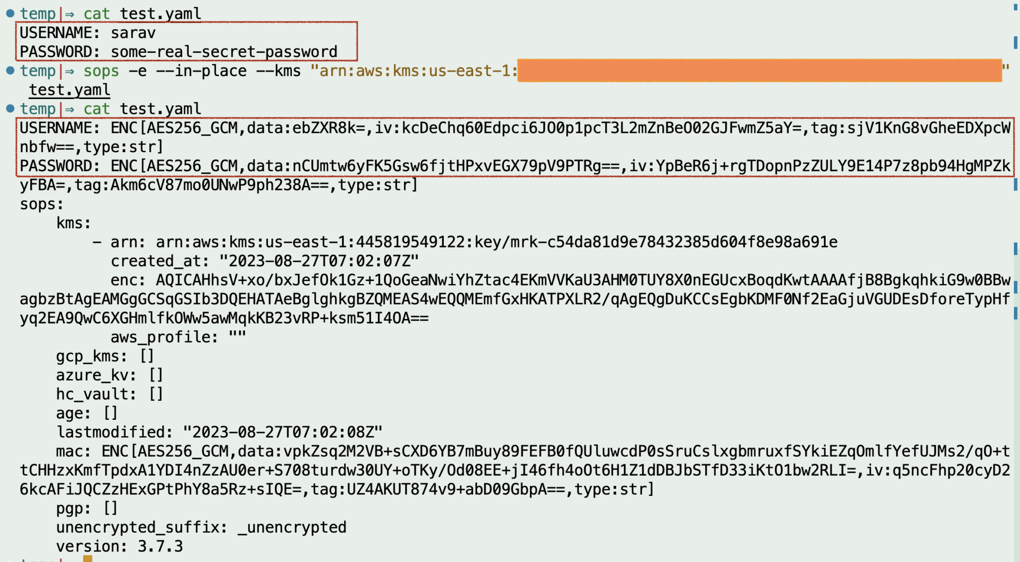 Using SOPS with AWS KMS - Encrypt and Decrypt files | Devops Junction